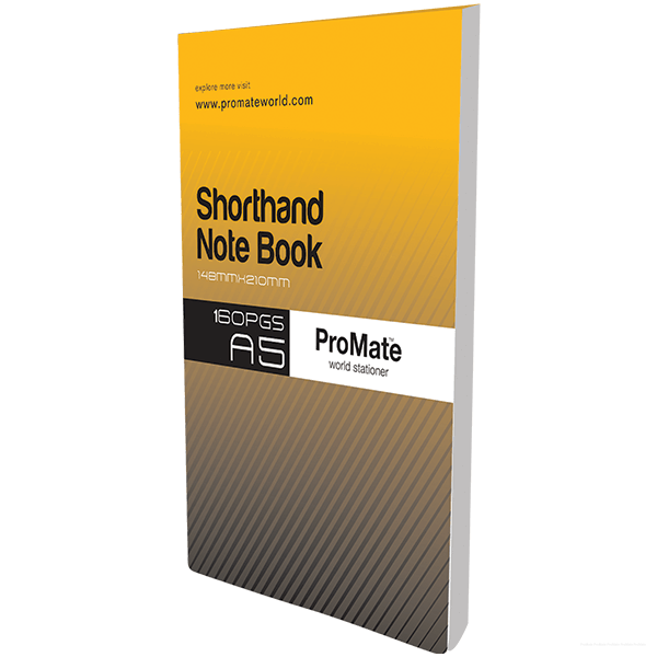 ProMate A5 Shorthand Notebook 160Pgs