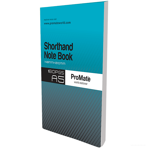 ProMate A5 Shorthand Notebook 160Pgs